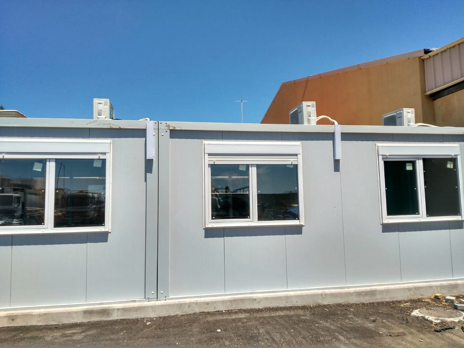 oficinas modulares prefabricadas para el almacén municipal