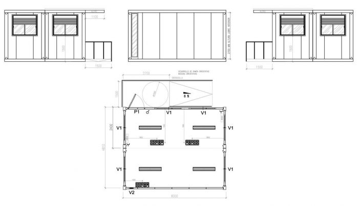 Portable buildings and modules for Point P in France | Europa Prefabri